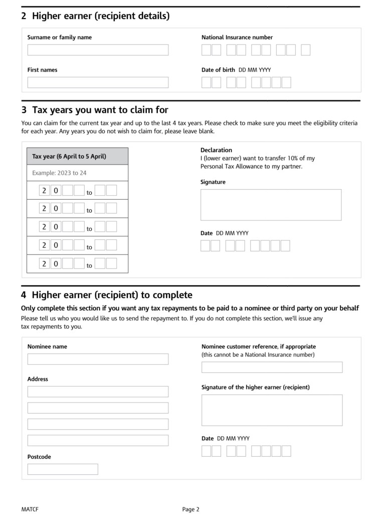 New Marriage Allowance form made available – PAYadvice.UK